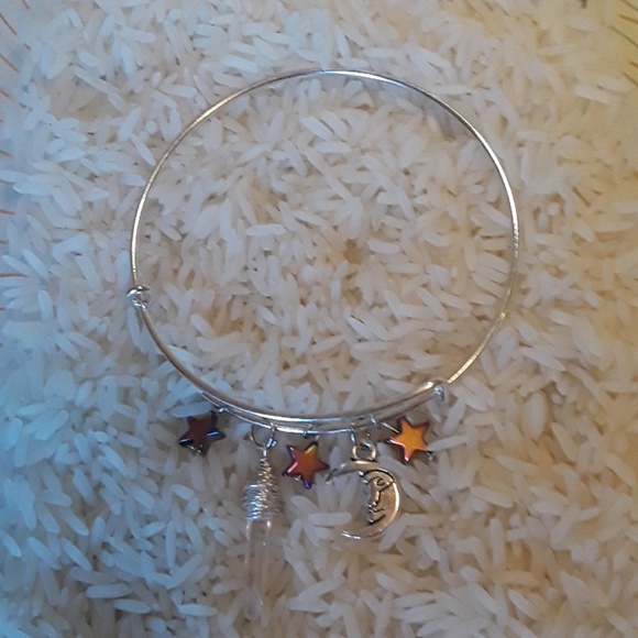 Bejeweled Helen | Jewelry | Nwt Moon Stars Adjustable Bangle | Poshmark